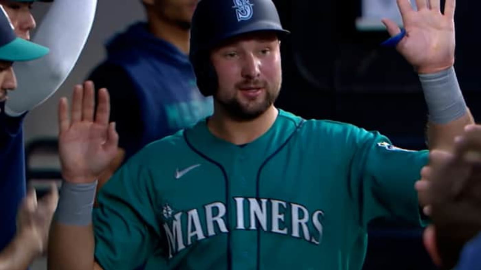 Mariners bat around, plate five runs in the 1st | 08/21/2023 | Seattle ...