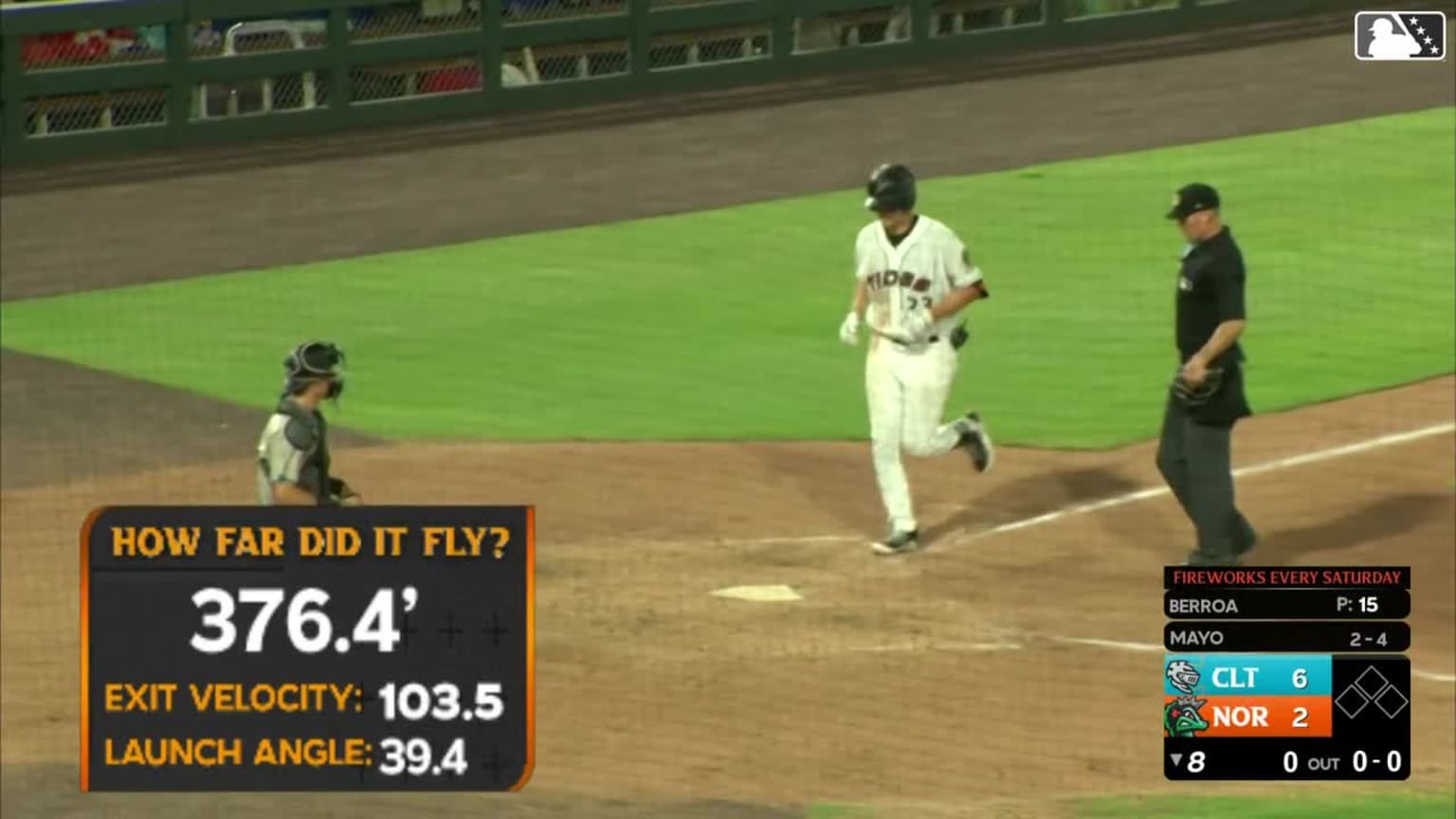 Coby Mayo's 19th homer of the season | 06/27/2024 | MLB.com