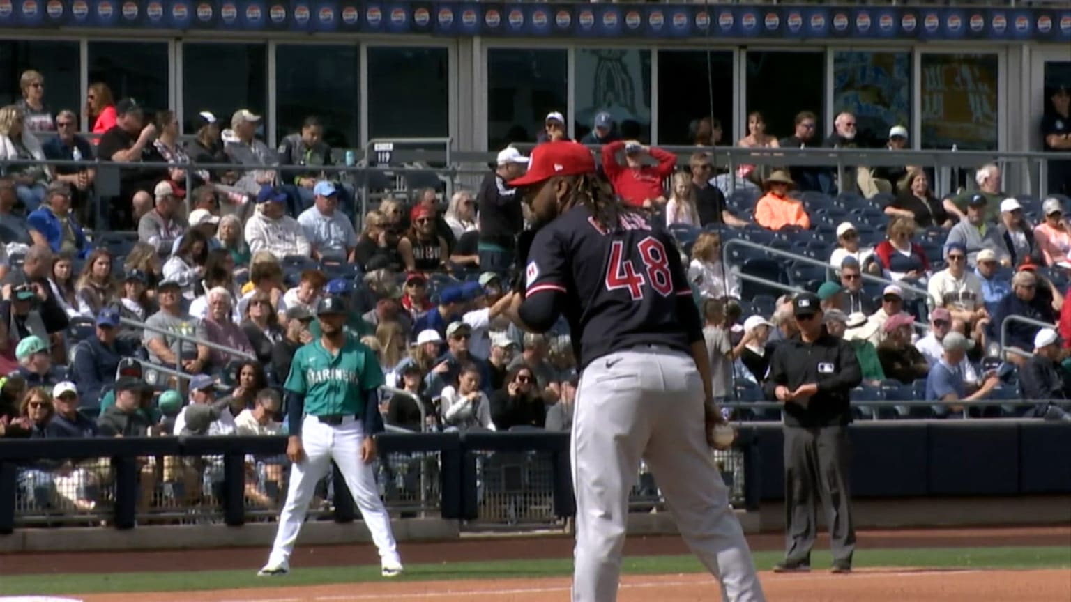 Emmanuel Clase's two strikeouts | 03/03/2025 | Cleveland Guardians