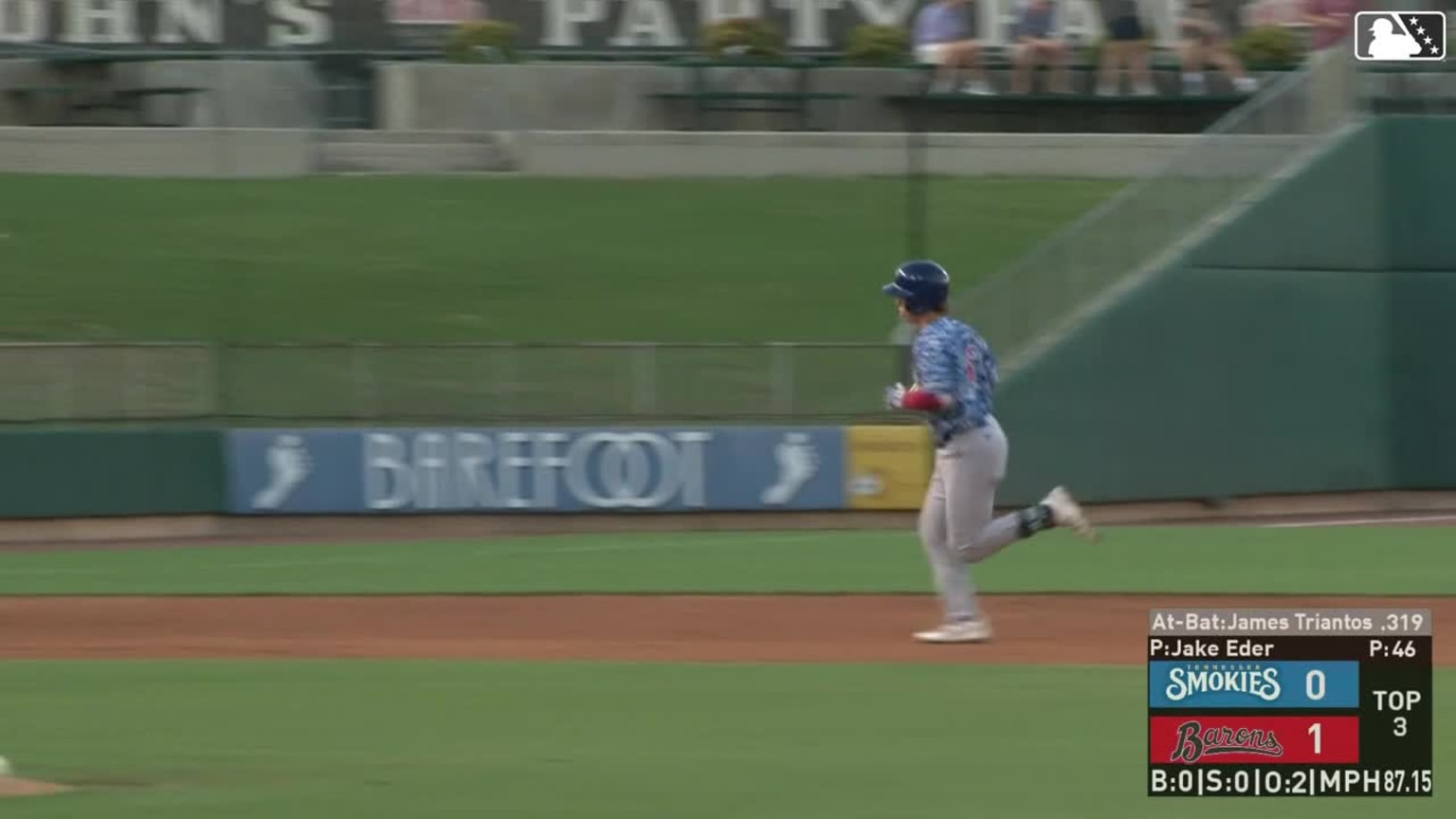 James Triantos' three-run homer | 06/28/2024 | Chicago Cubs