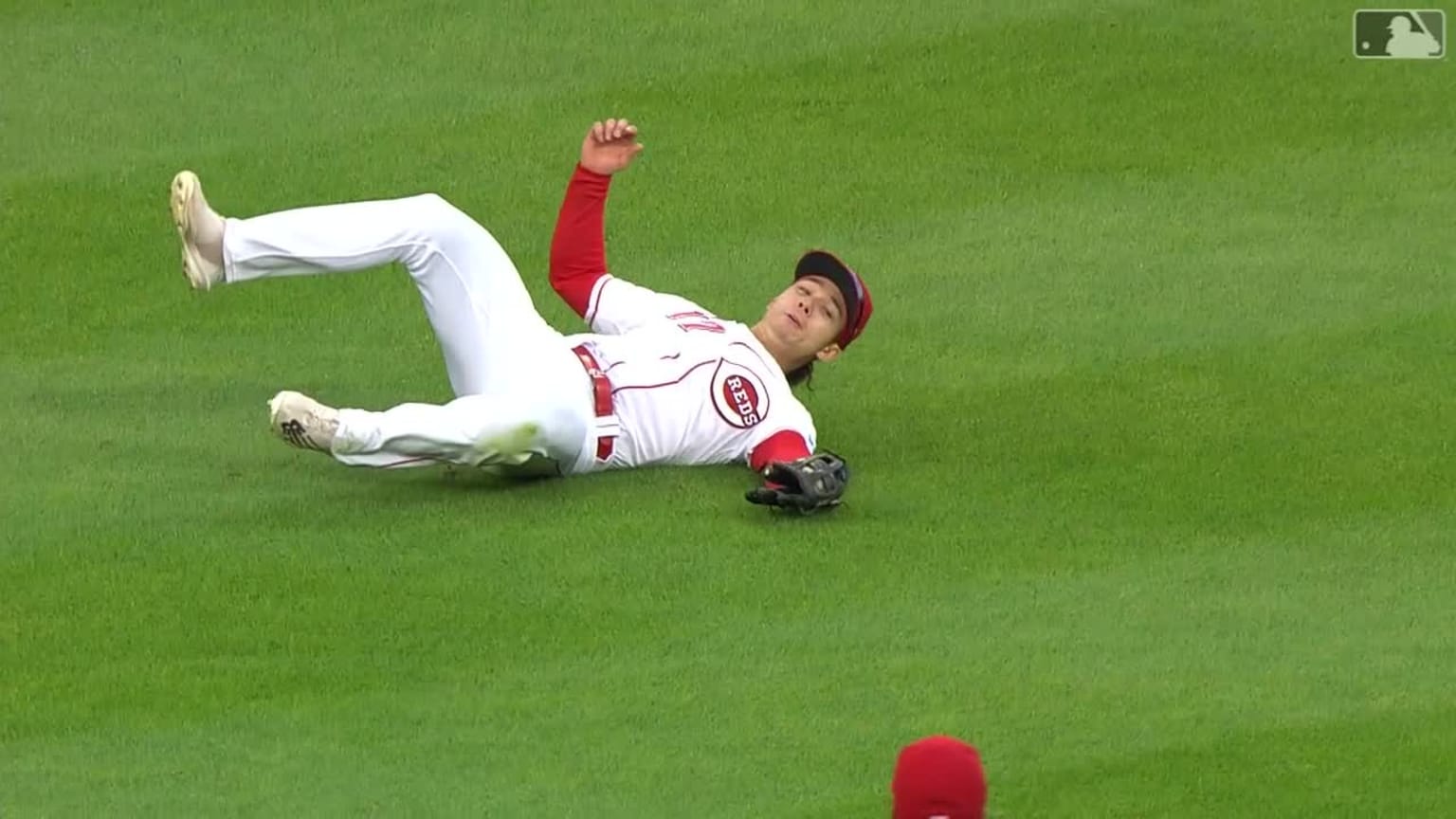 Stuart Fairchild makes a sliding catch in left | 04/17/2023 ...