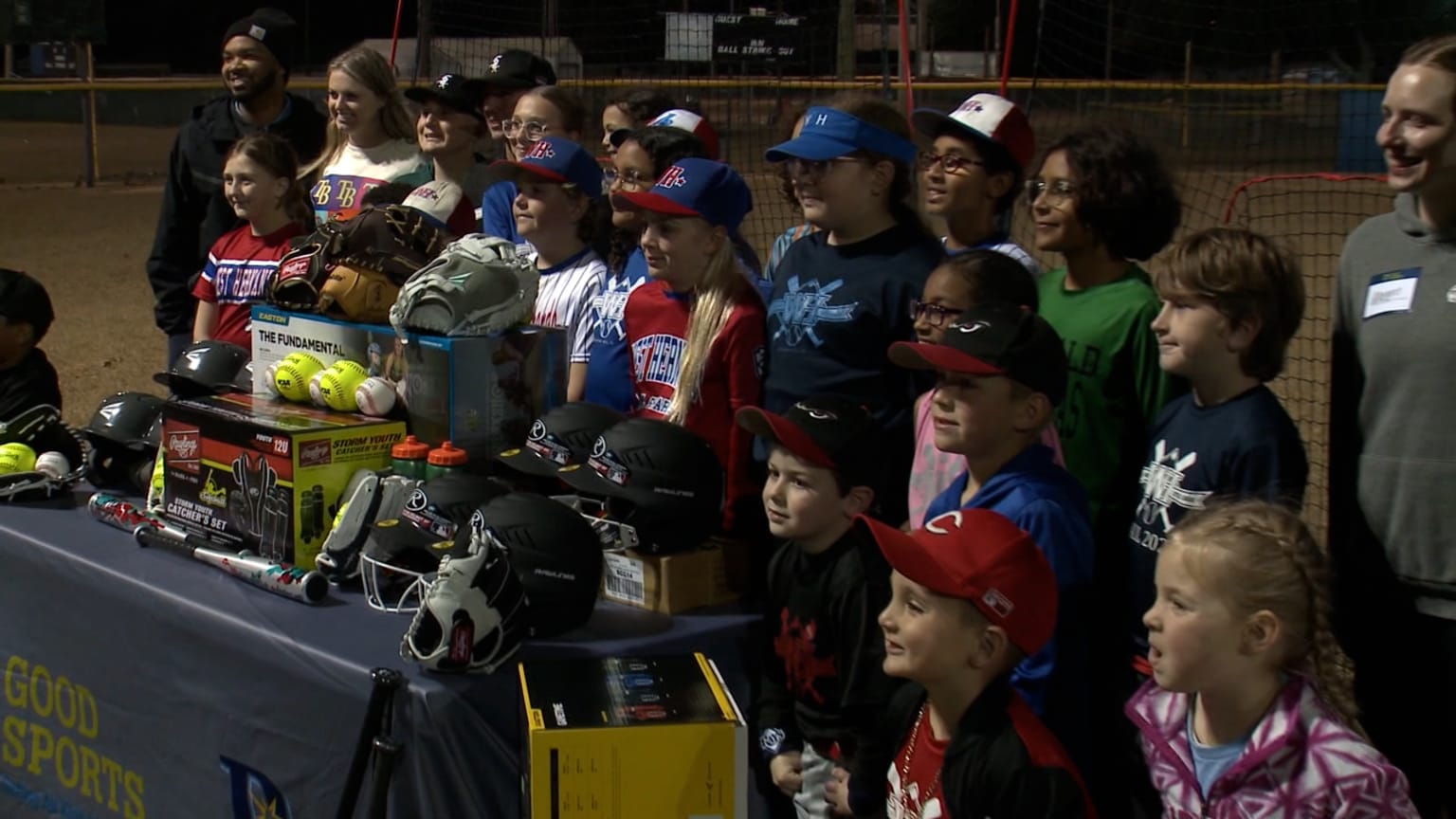 Rays, Good Sports donate baseball equipment | 12/12/2024 | MLB.com