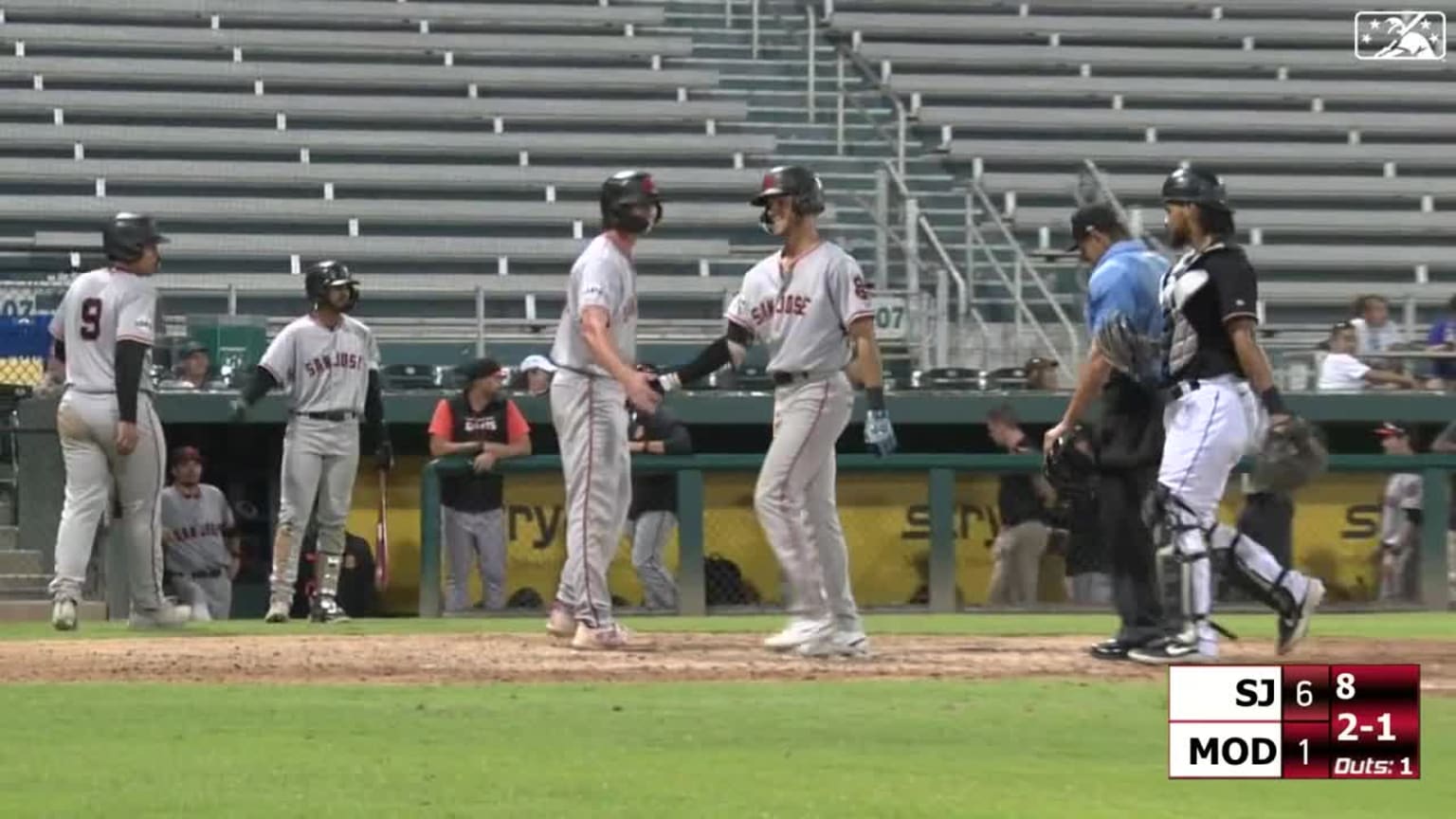 Grant McCray belts 21st homer for San Jose | 08/25/2022 | San Francisco ...