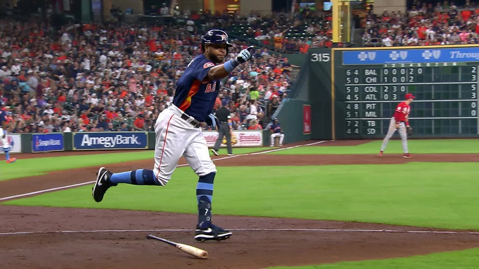 Corey Julks drills a solo home run to left field | 06/18/2023 | Houston ...