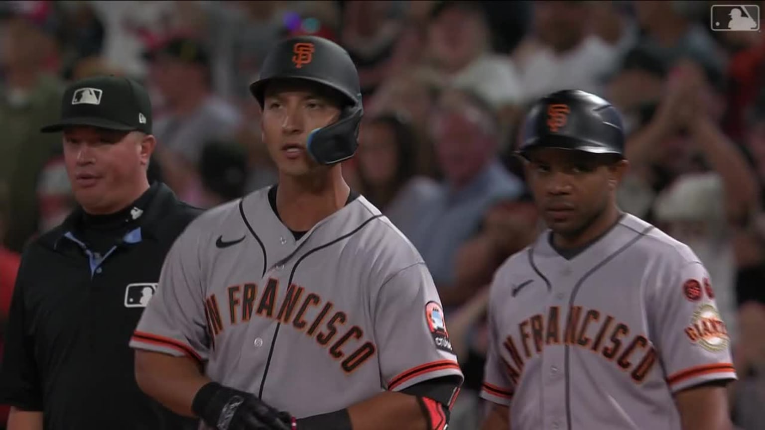 Mark Mathias flares a two-run single to center field | 08/07/2023 | San ...