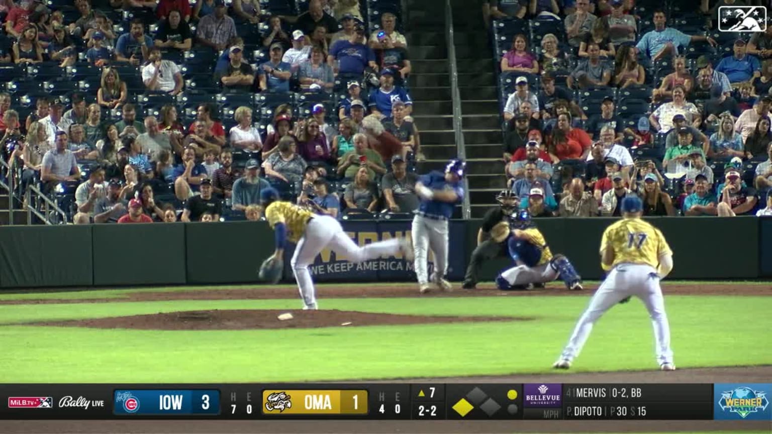 Matt Mervis hits a two-run homer | 08/12/2023 | New York Mets