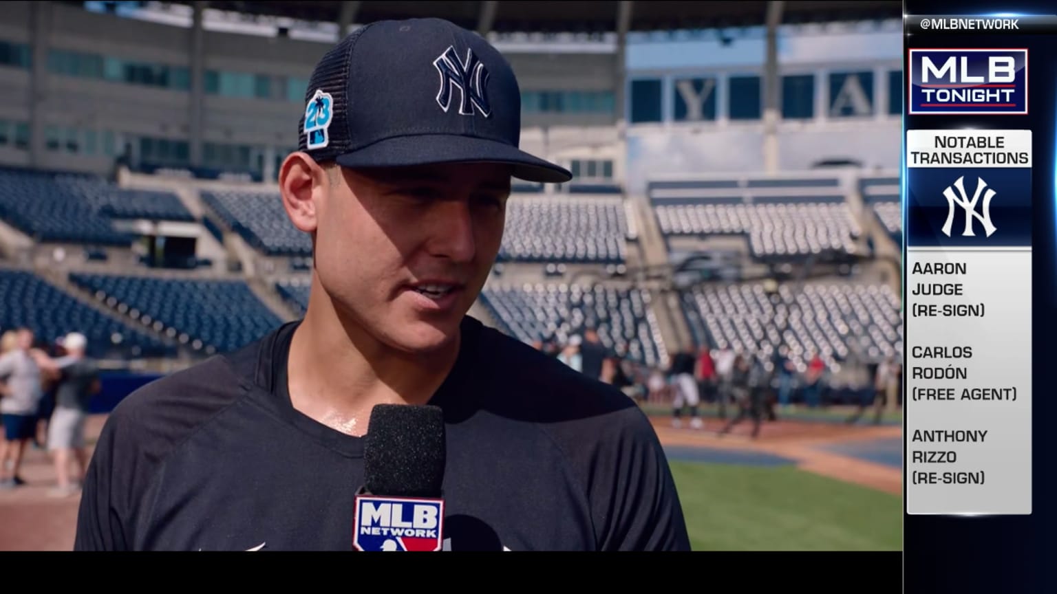 Rizzo on how he will adapt to the new rule changes | 03/01/2023 | New York Yankees