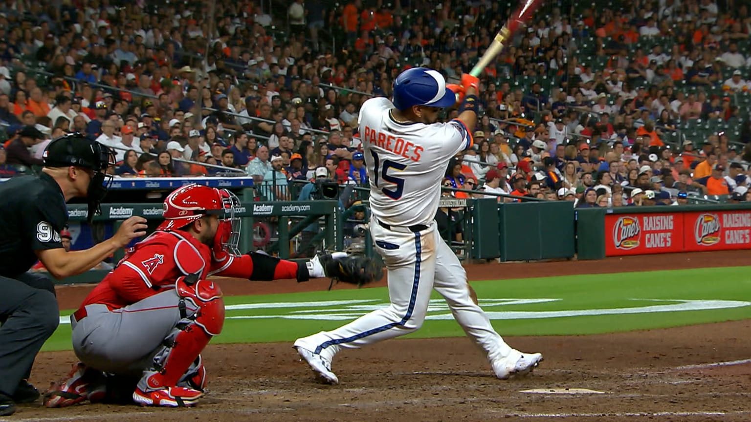 Isaac Paredes conecta su 1er jonrón con los Astros | 11/04/2025 | Los ...