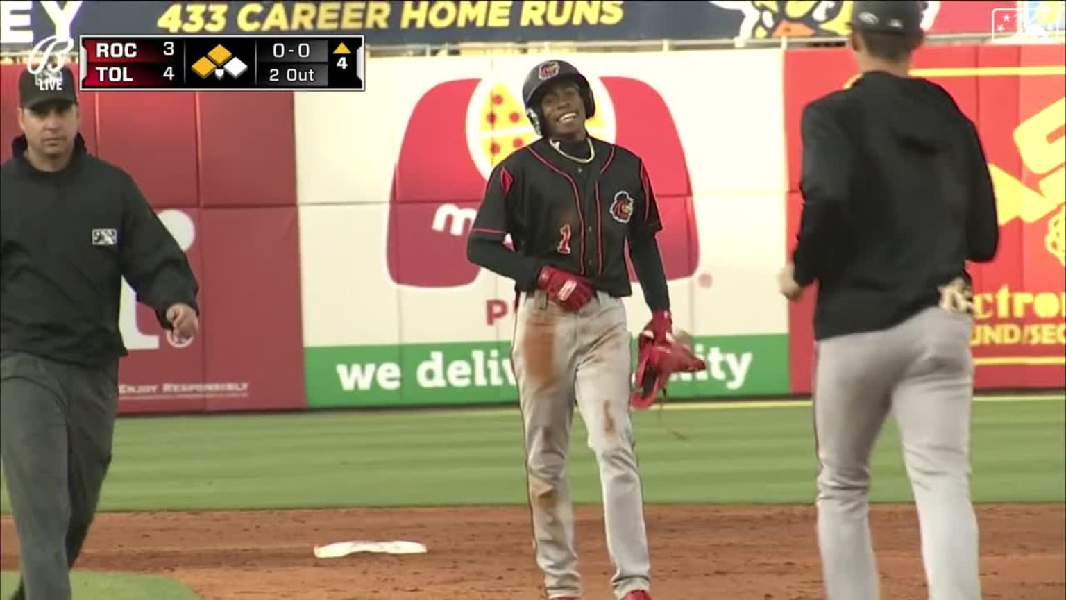 Darren Baker doubles off the first base bag | 05/26/2023 | Washington ...