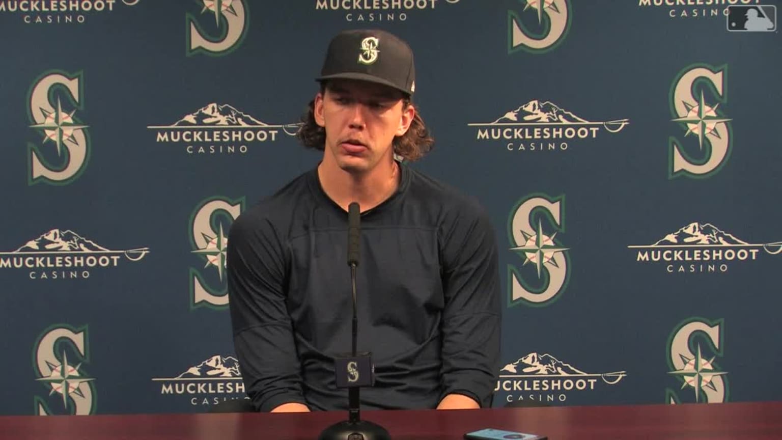 Logan Gilbert discusses losing perfect game in 7th | 05/08/2023 | MLB.com