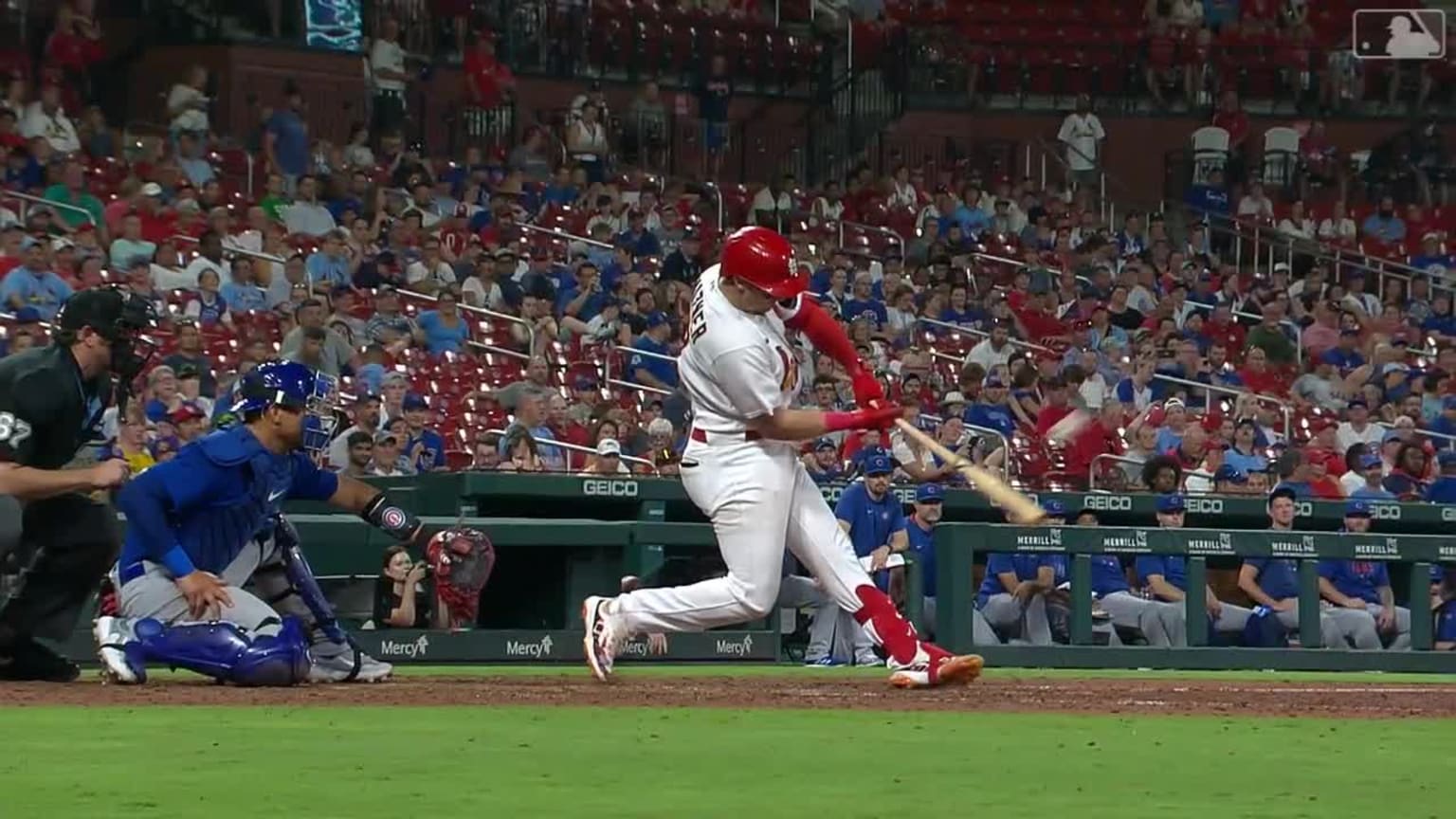 Andrew Knizner launches his second home run to left | 07/27/2023 | St ...