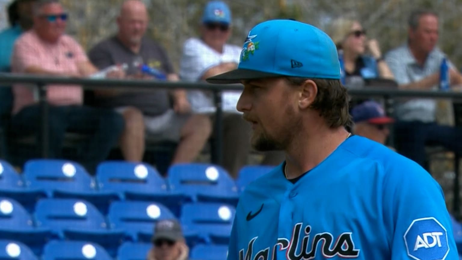 Braxton Garrett strikes out Addison Barger | 02/26/2026 | Miami Marlins