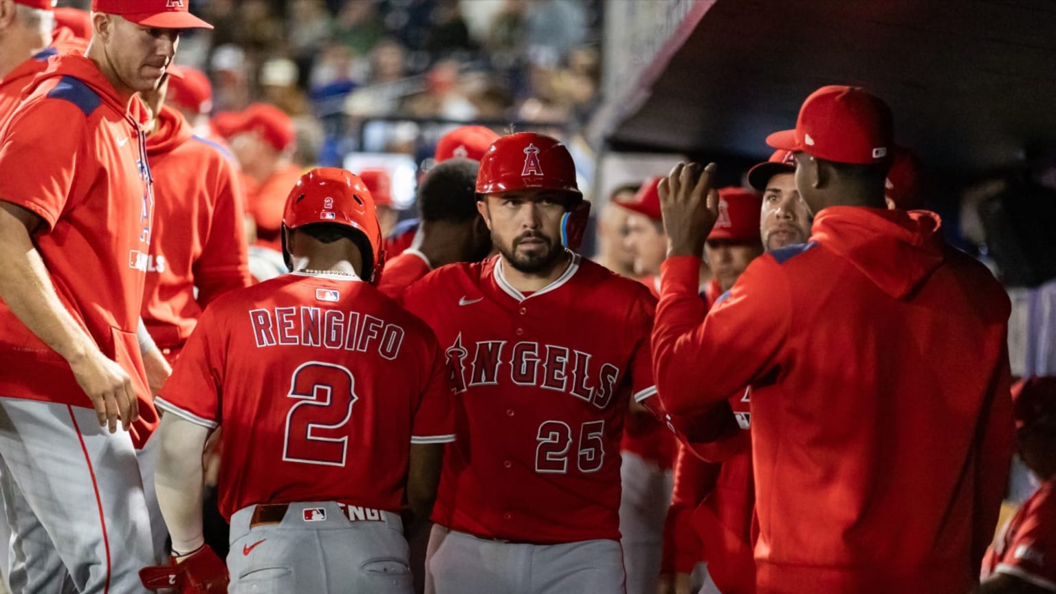 Travis d'Arnaud plates run on fielder's choice | 04/08/2025 | Los ...