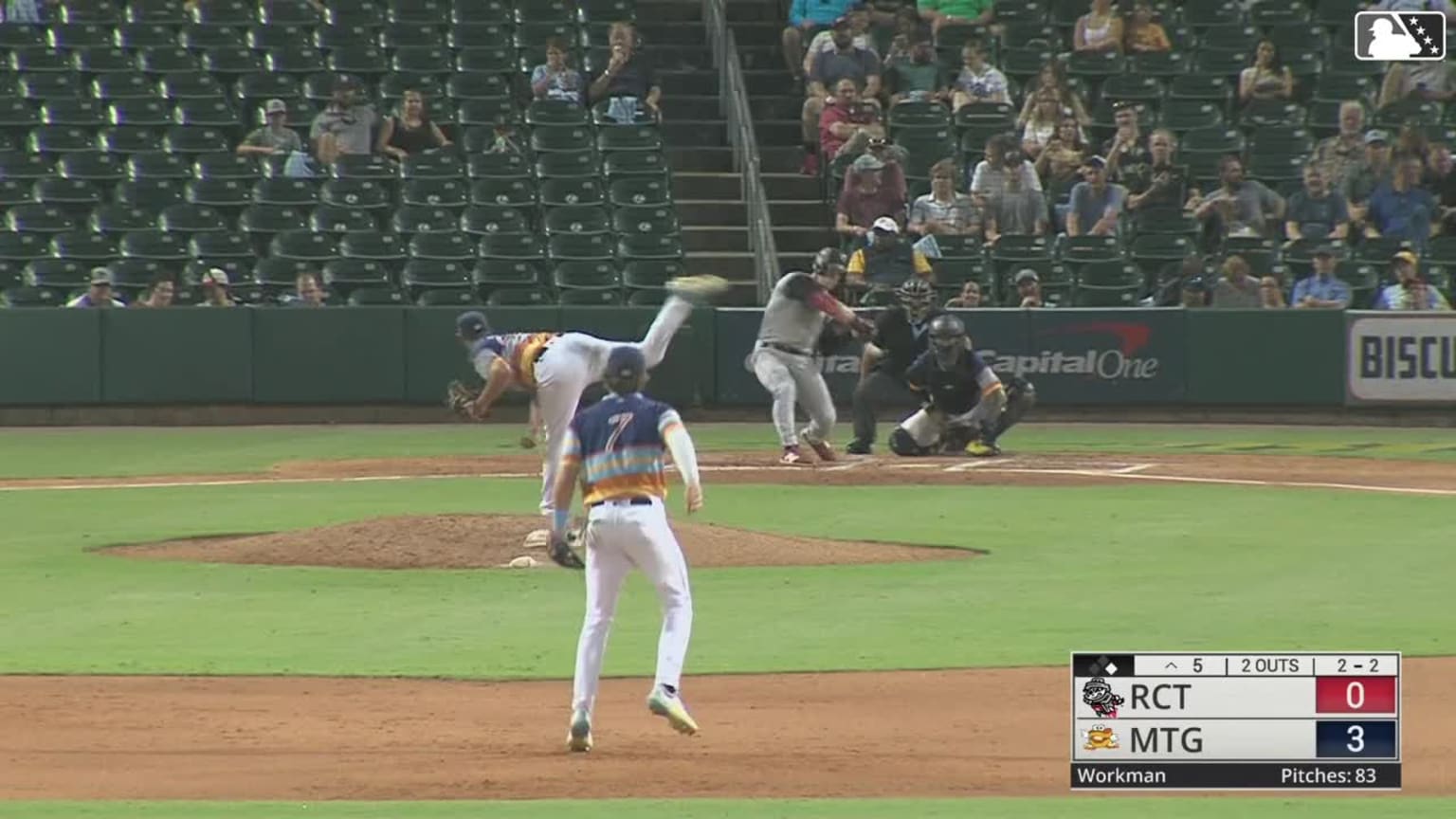 Logan Workman's 10th strikeout | 08/23/2024 | Tampa Bay Rays