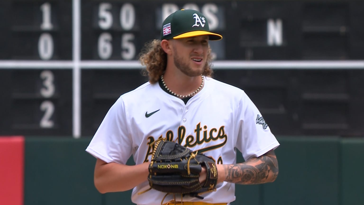 Joey Estes K's Logan O'Hoppe | 07/21/2024 | Athletics