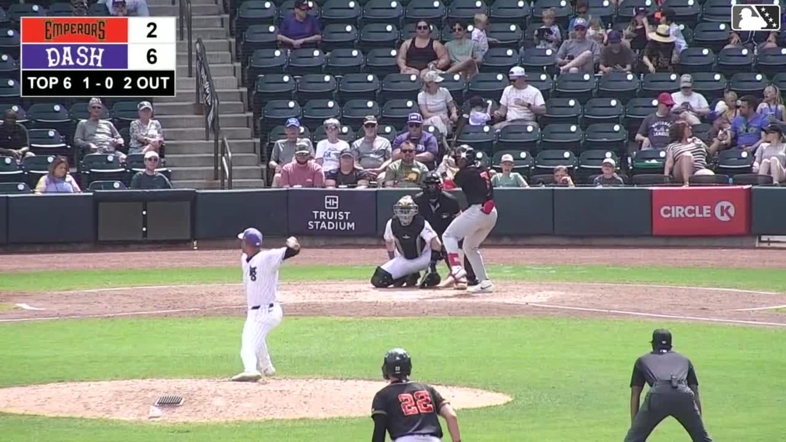 John Gil singles on a sharp line drive to left fielder Alex Ungar ...