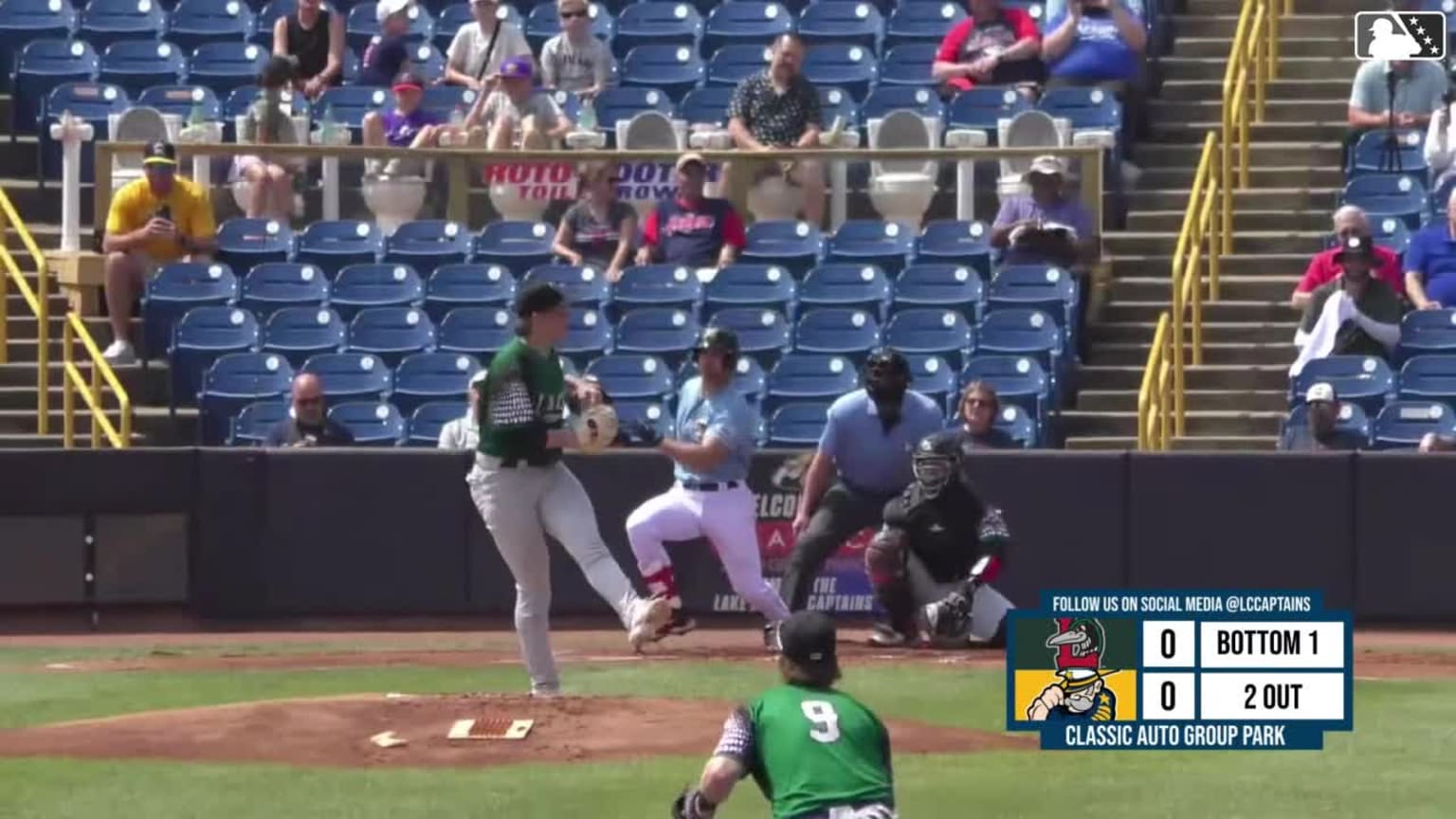 Jacob Cozart's first hit in High-A | 08/14/2024 | Cleveland Guardians