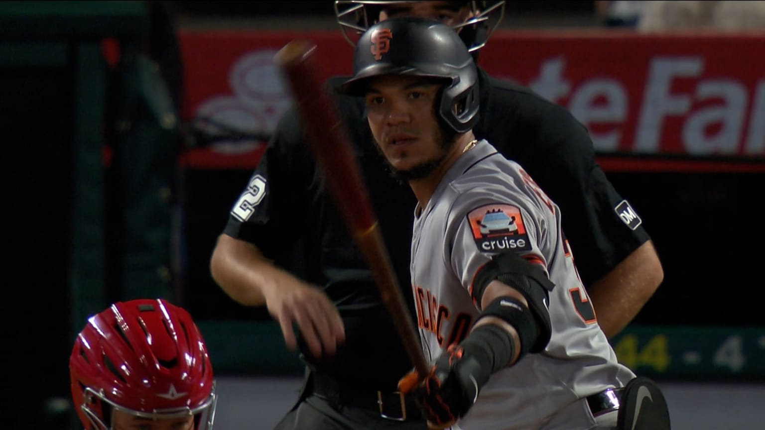 Thairo Estrada lines an RBI single to left field | 08/07/2023 | San ...