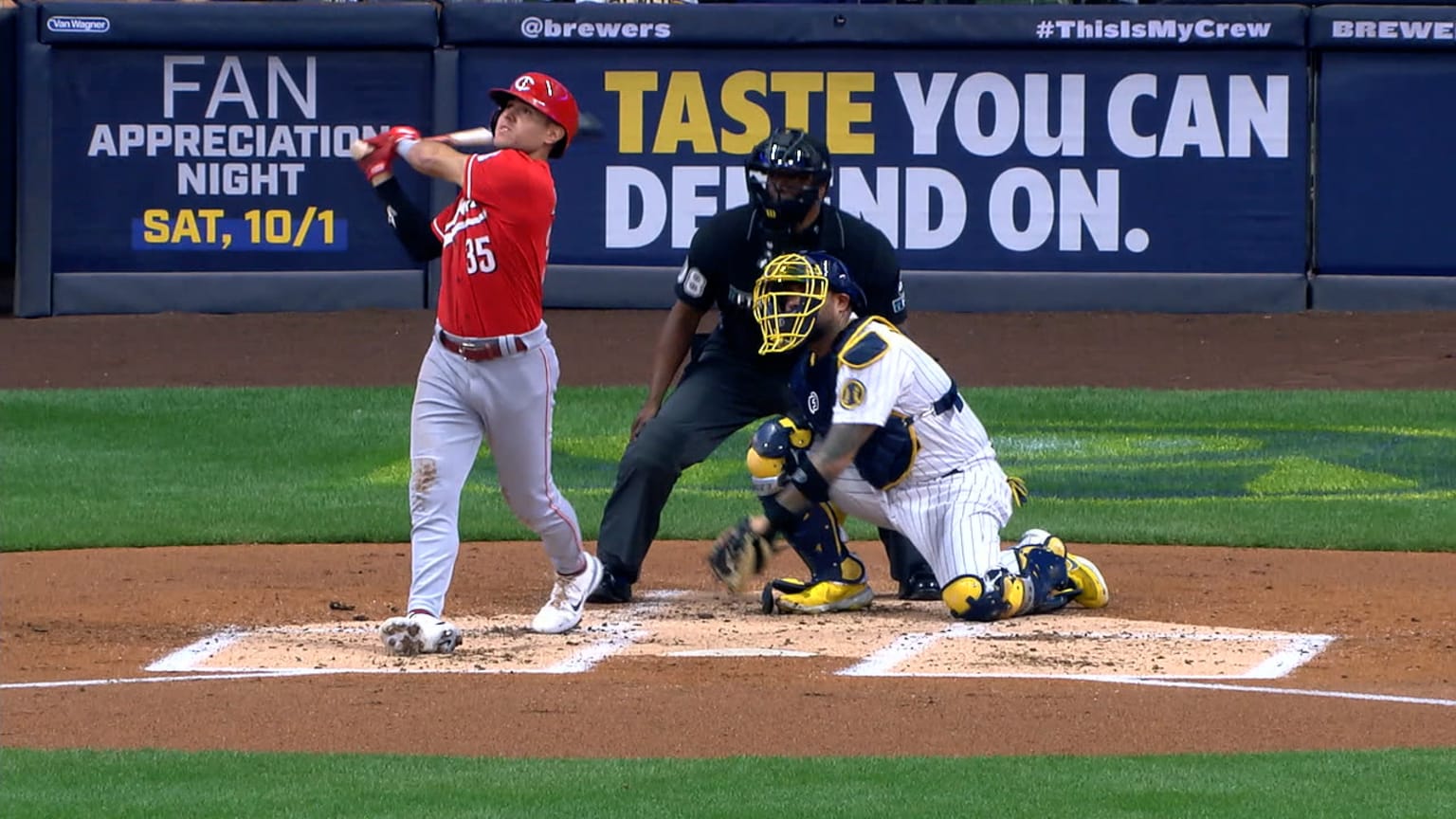 Alejo Lopez scores Jake Fraley with double in the 2nd | 09/11/2022 ...