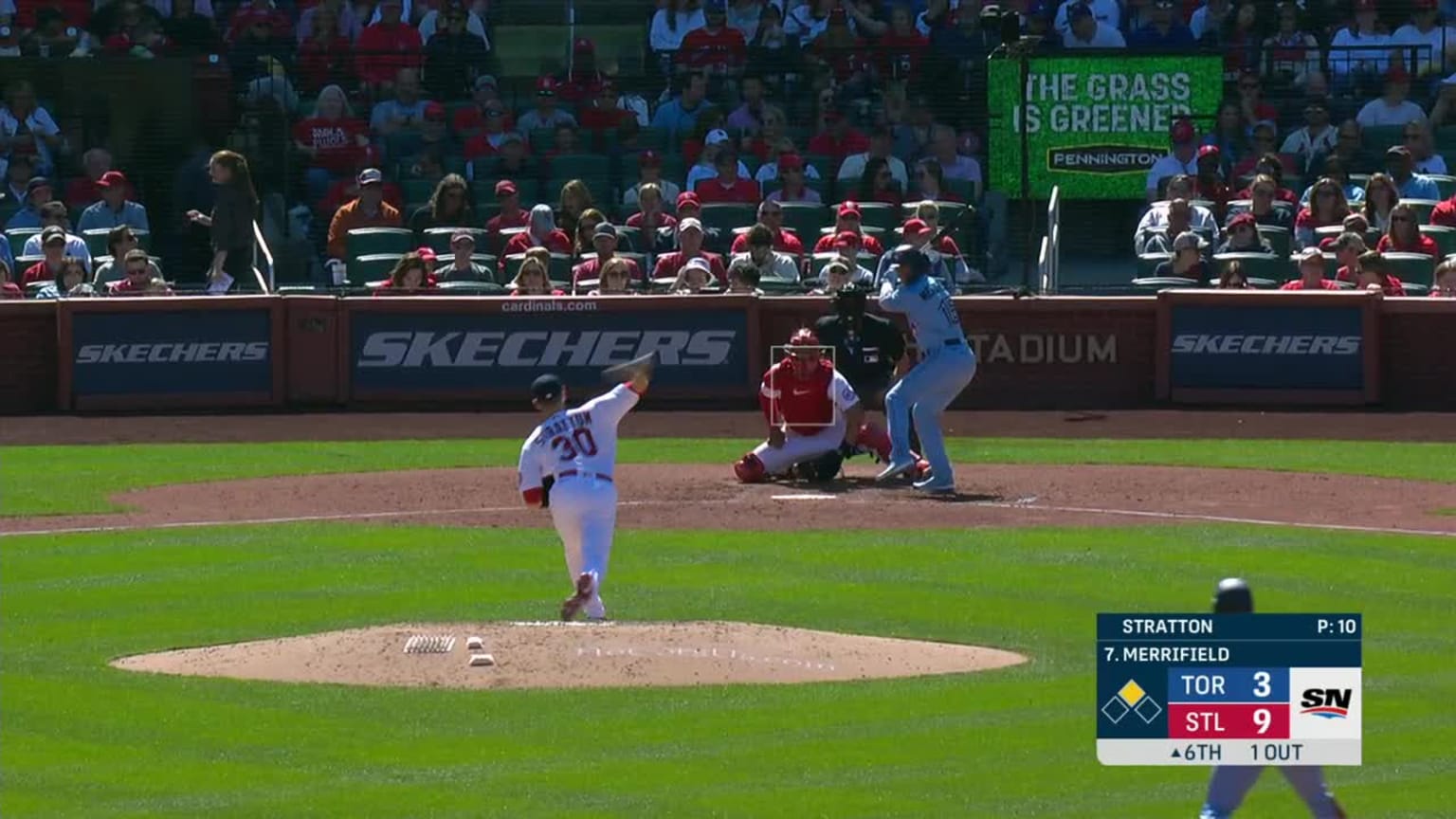 Whit Merrifield hits an RBI single, Chapman scores | 04/02/2023 ...