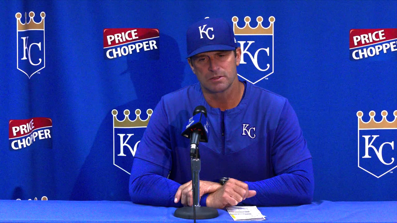 Royals manager Mike Matheny on 6-5 loss to Guardians | 09/05/2022 ...