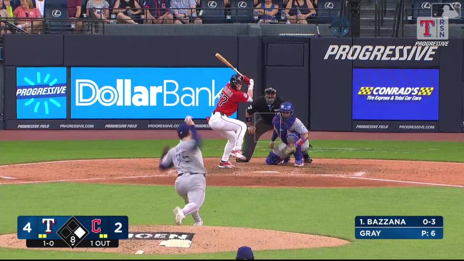 Peyton Gray Ball to Travis Bazzana | 06/30/2026 | Texas Rangers