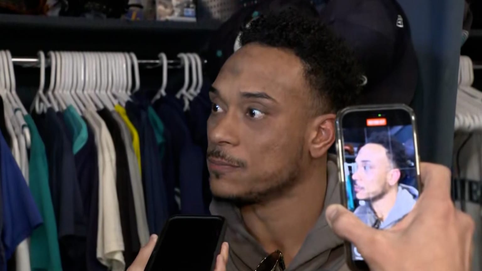 Jorge Polanco discusses mindset after Game 4 loss | 10/16/2025 ...