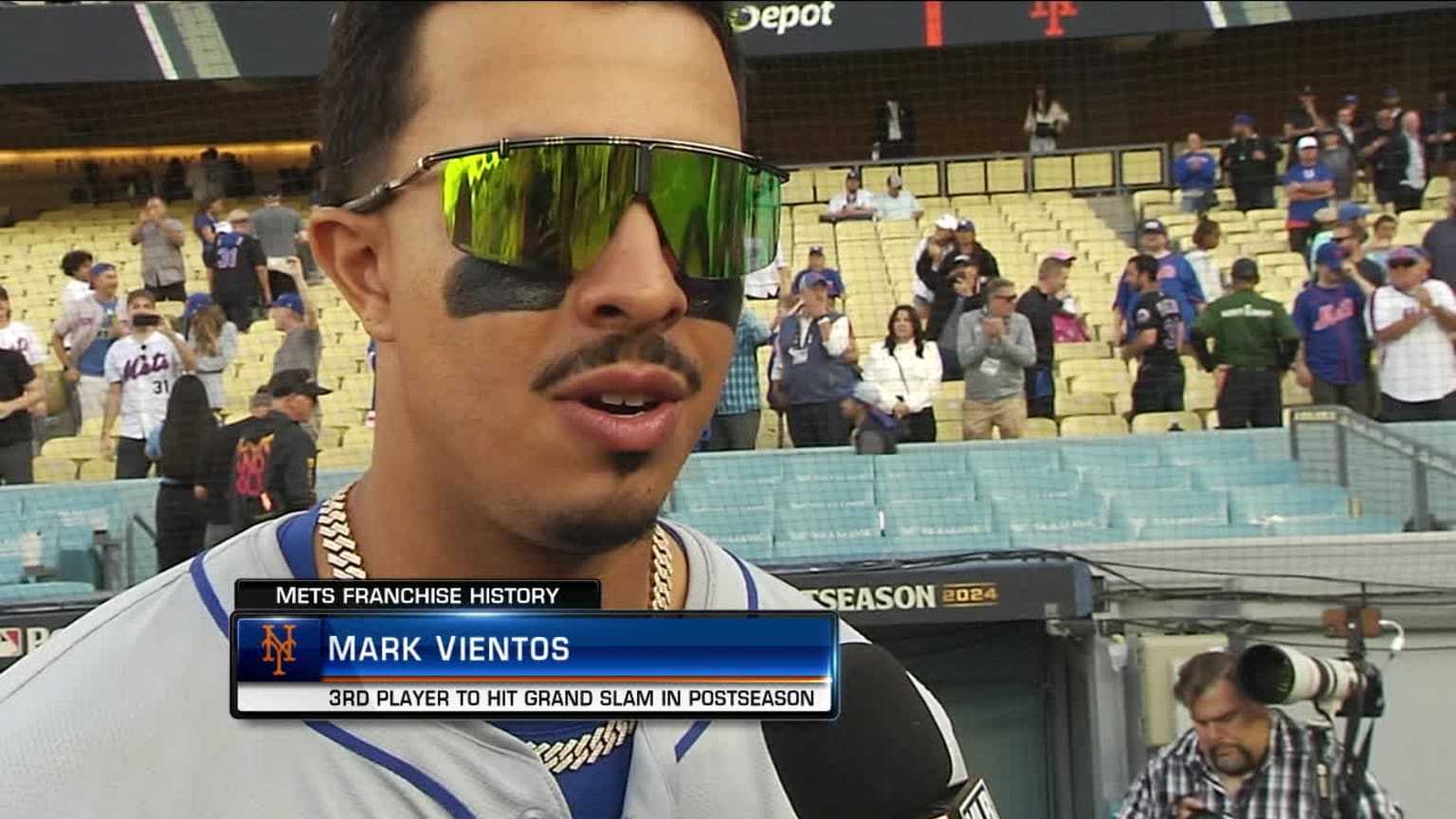Mark Vientos on his grand slam, Sean Manaea's start | 10/15/2024 | New ...