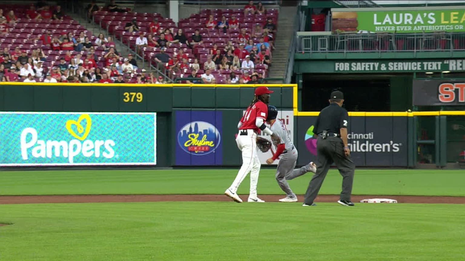 Dylan Carlson reaches second base following review | 05/28/2024 ...