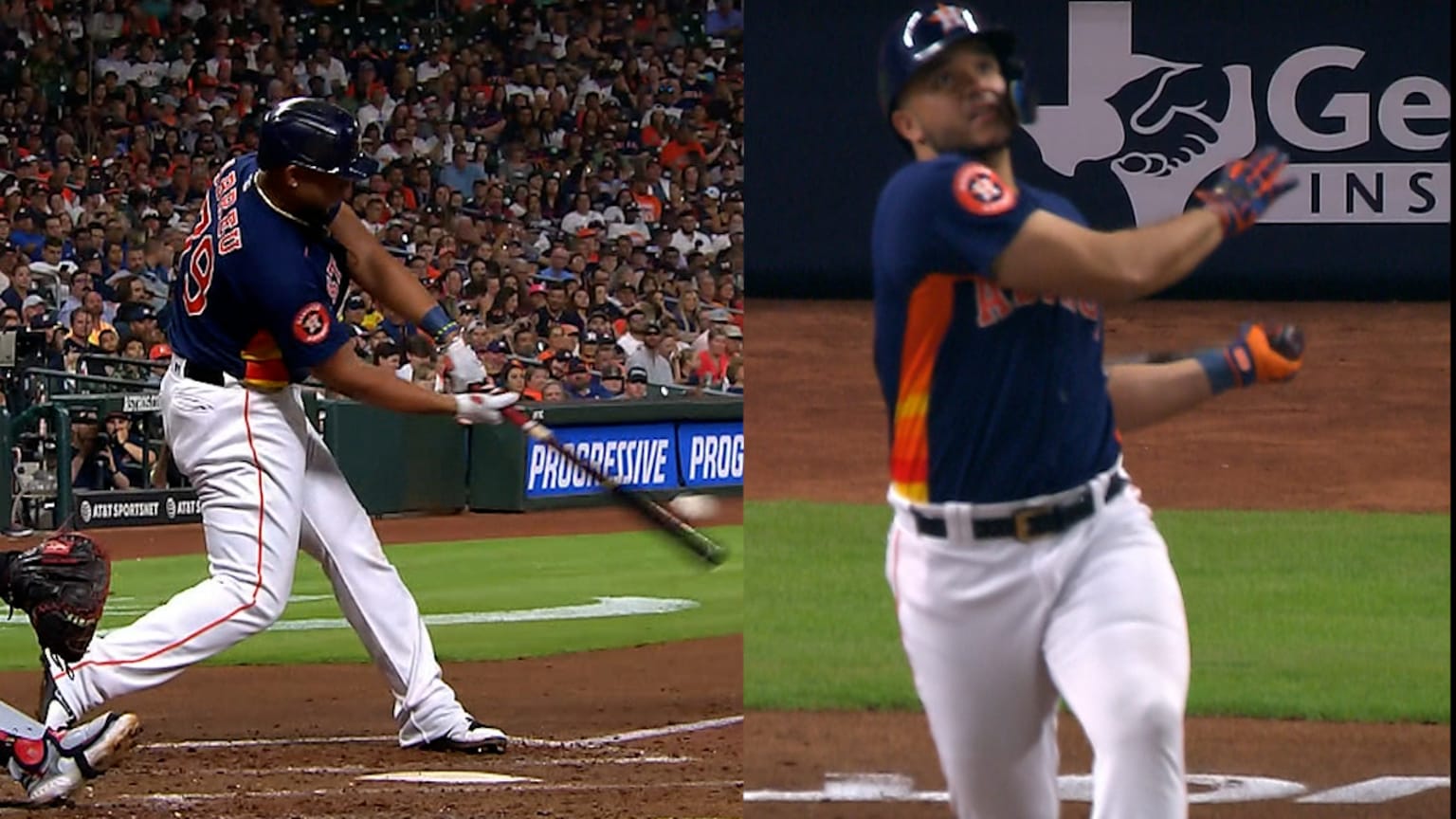 Abreu and Diaz go back-to-back in the 4th | 06/14/2023 | Houston Astros