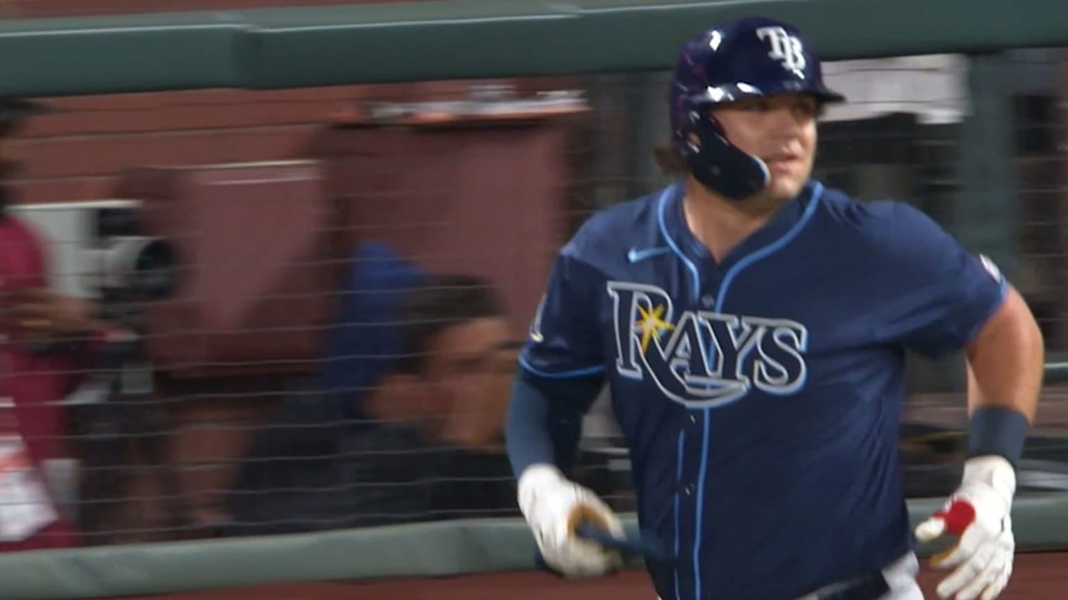 Bob Seymour earns a walk vs. Carson Seymour | 08/15/2025 | Tampa Bay Rays