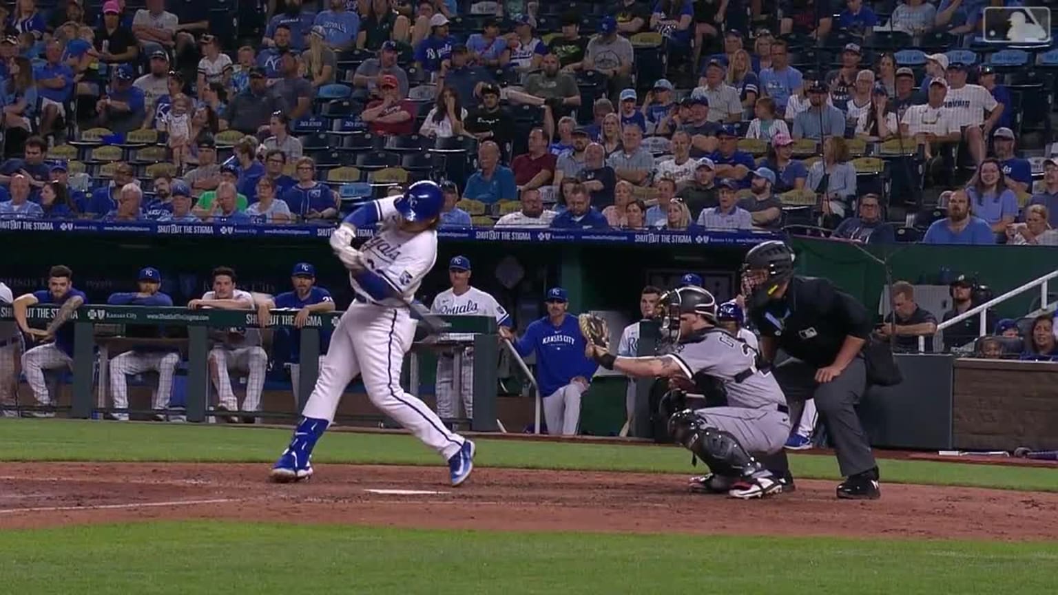 Nick Pratto smokes a 3-run double to left field | 05/08/2023 | Kansas ...