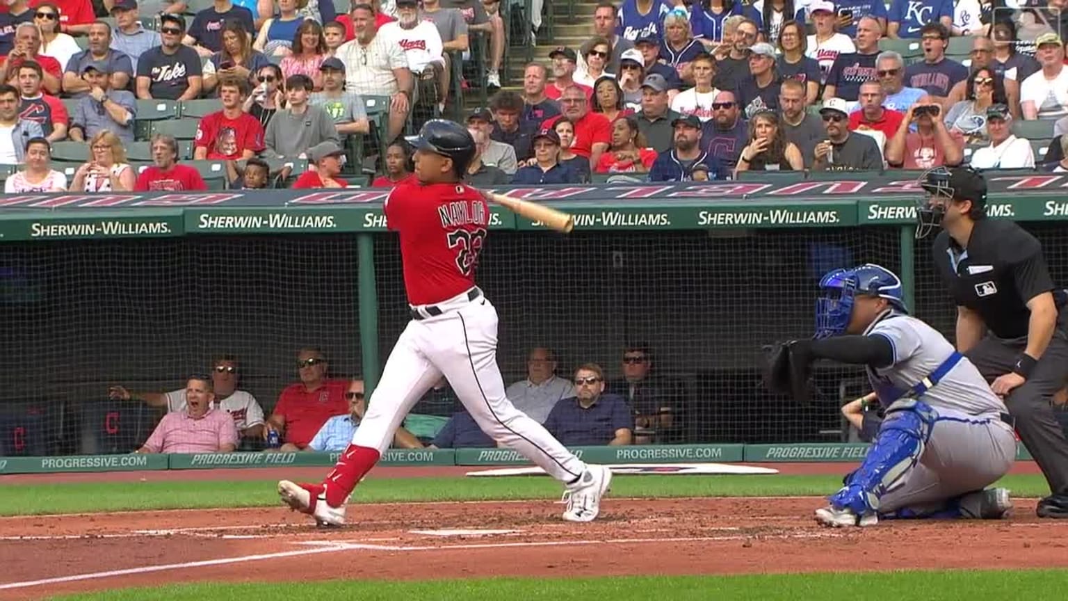 Bo Naylor cranks a solo home run to right field | 07/25/2023 | New York ...