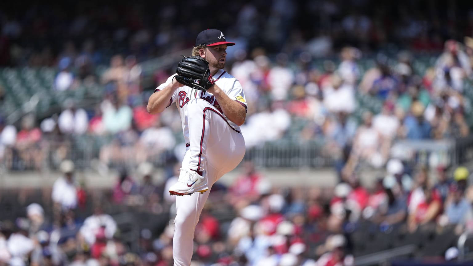 Spencer Schwellenbach freezes Jared Triolo | 06/30/2024 | Atlanta Braves