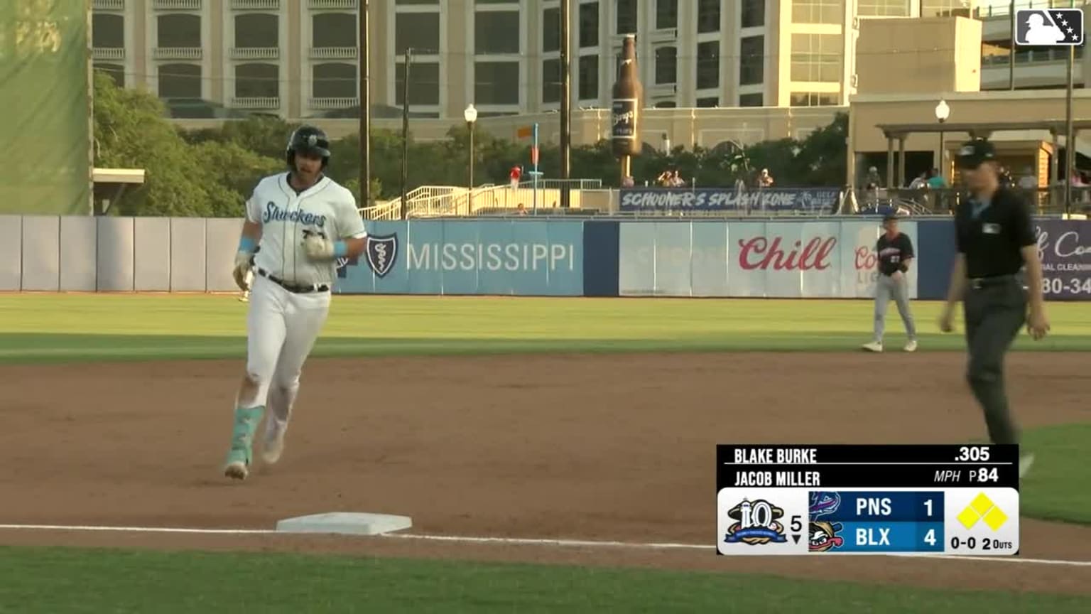 Blake Burke hits his second grand slam of the season | 09/10/2025 ...