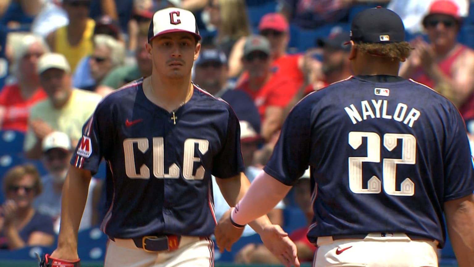 Logan Allen's athletic play | 06/20/2024 | Cleveland Guardians