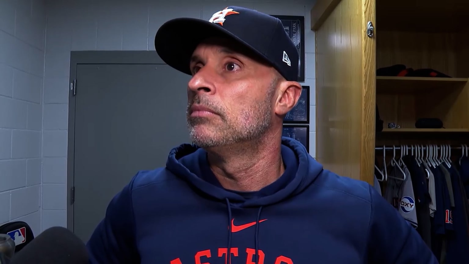 Joe Espada on Jose Altuve's ejection | 09/17/2024 | Houston Astros