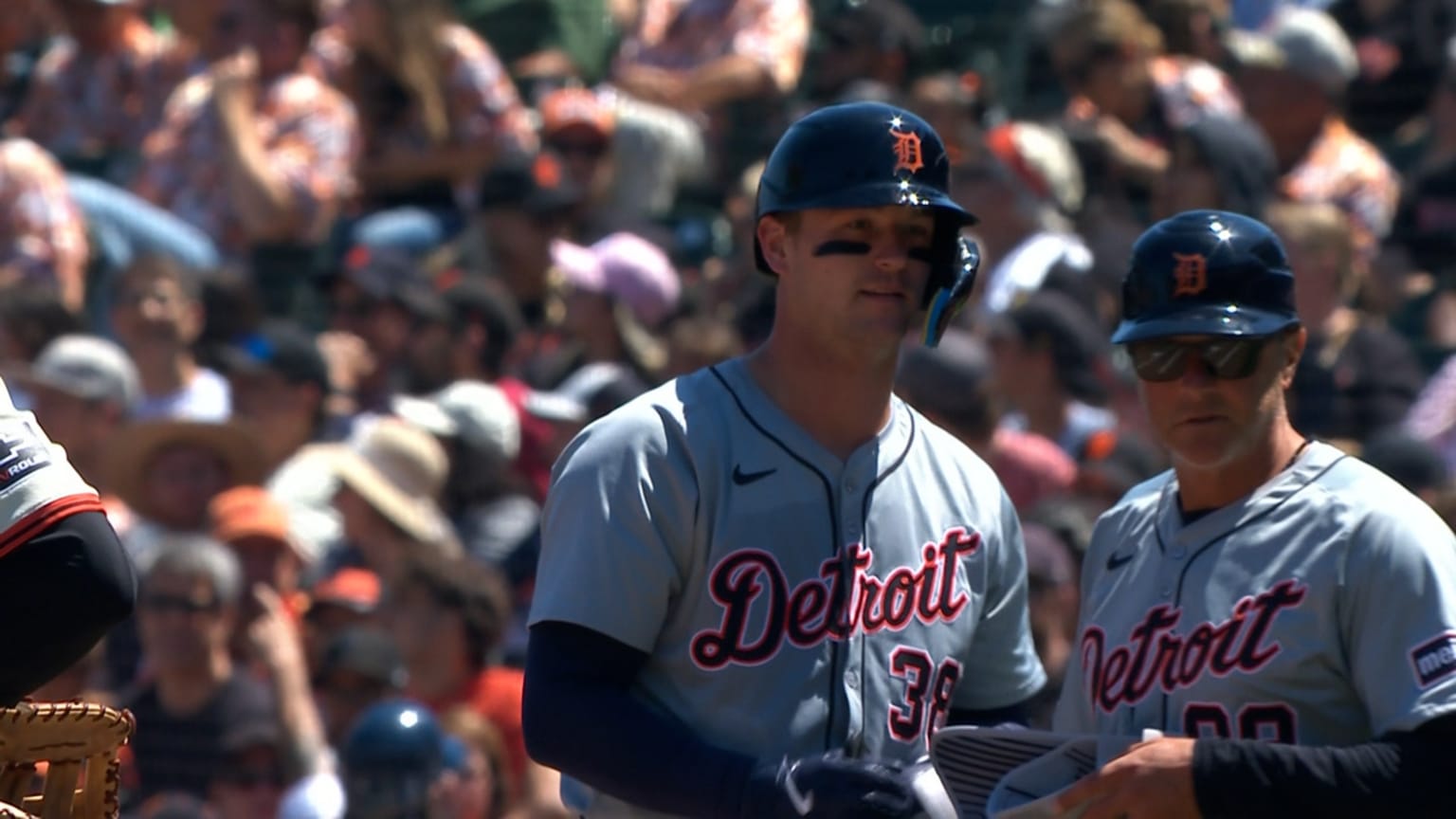 Dillon Dingler plates run on fielder's choice | 08/10/2024 | Detroit Tigers