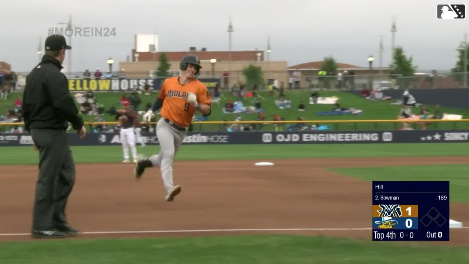 Cooper Bowman rips a solo homer | 05/05/2024 | Lasmayores.com