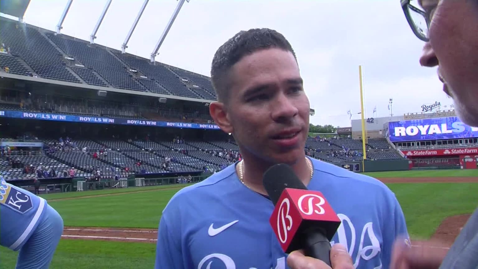 Fermin discusses his walk-off hit vs. White Sox | 05/11/2023 | Kansas ...