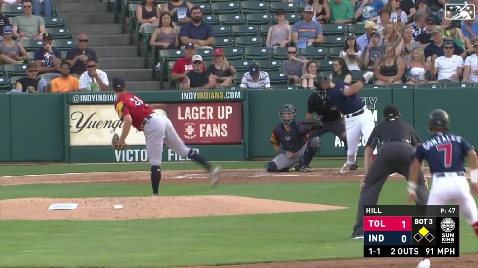 Jared Triolo hits an RBI single for Indianapolis | 06/01/2023 ...