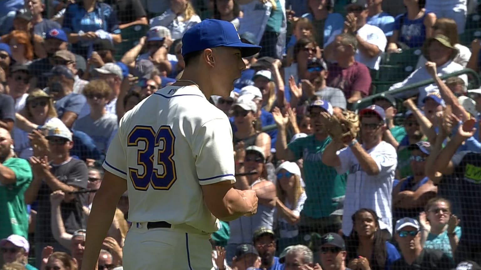 Bryan Woo induces a double play, escapes jam | 07/23/2023 | Seattle ...
