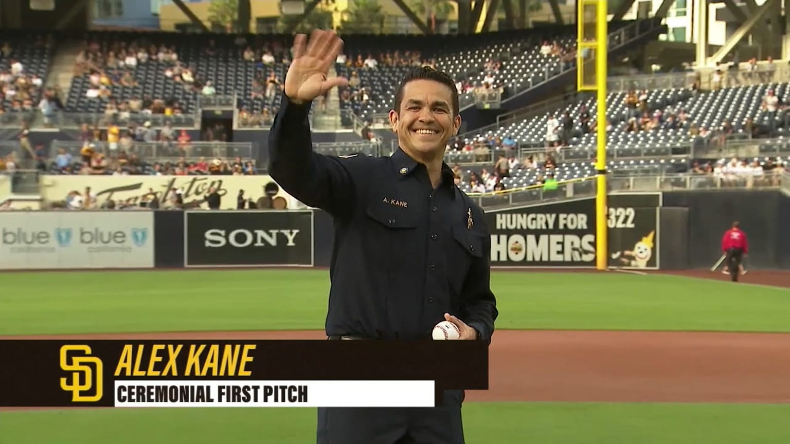6/21/22: Ceremonial First Pitch | 06/21/2022 | San Diego Padres