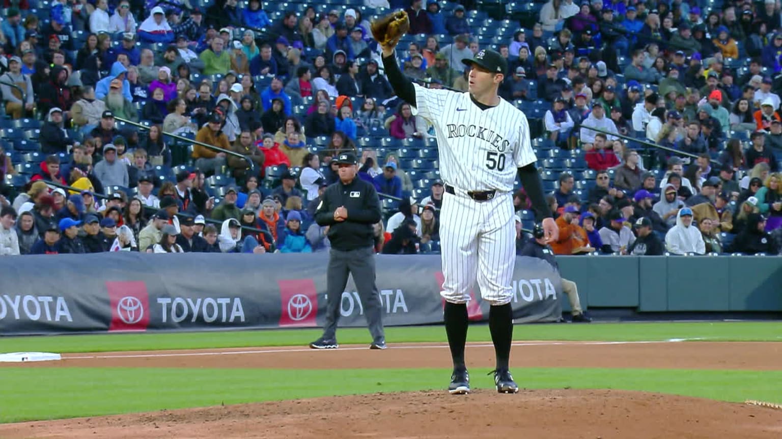 Ty Blach strikes out Mike Yastrzemski twice | 05/07/2024 | Colorado Rockies