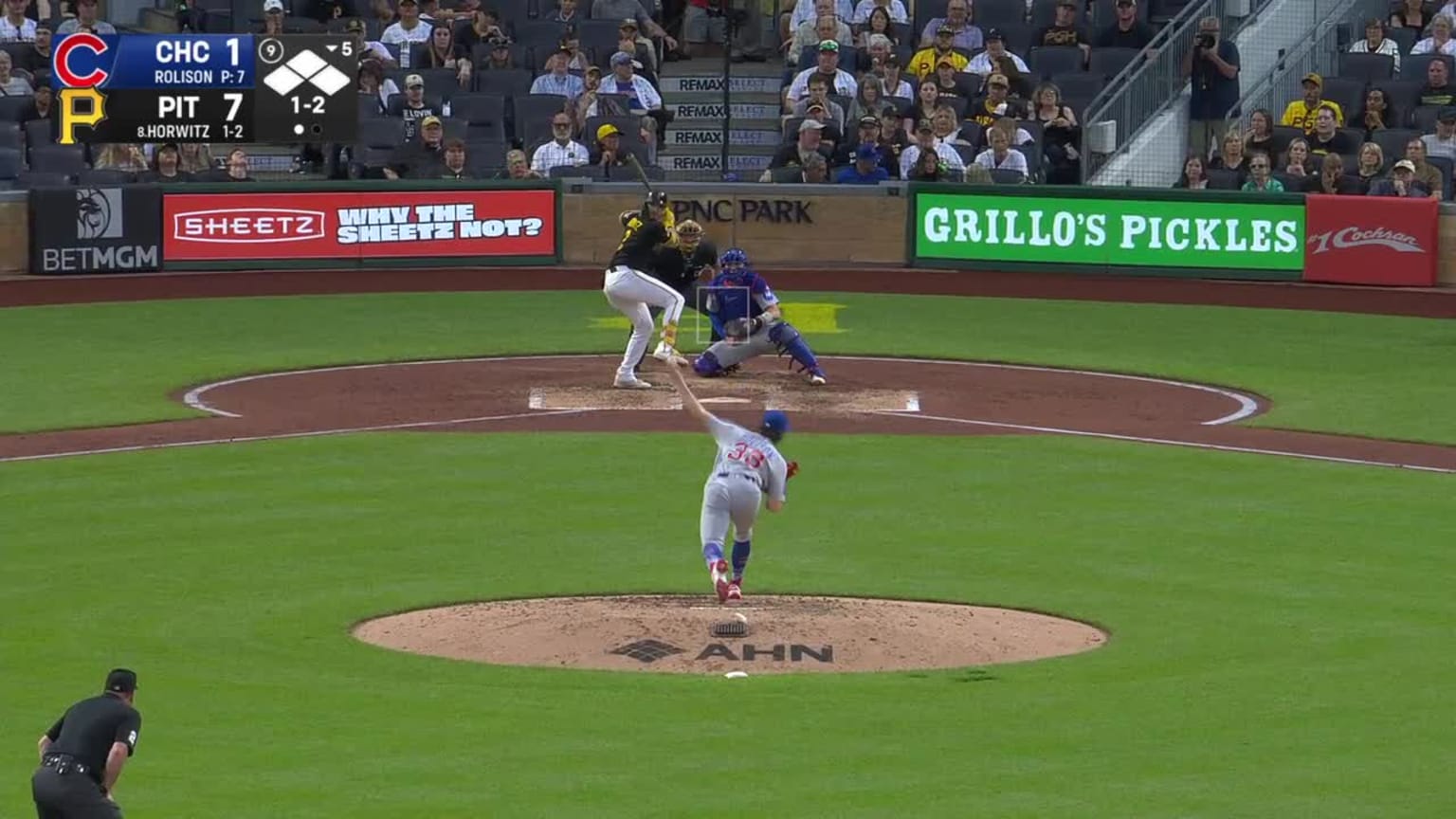 Ryan Rolison In play, run(s) to Spencer Horwitz | 05/26/2026 | MLB.com