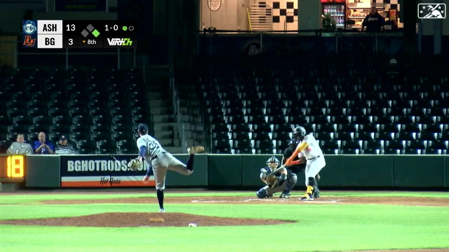 Junior Caminero ropes an RBI triple in the 8th | 04/26/2023 | Tampa Bay ...