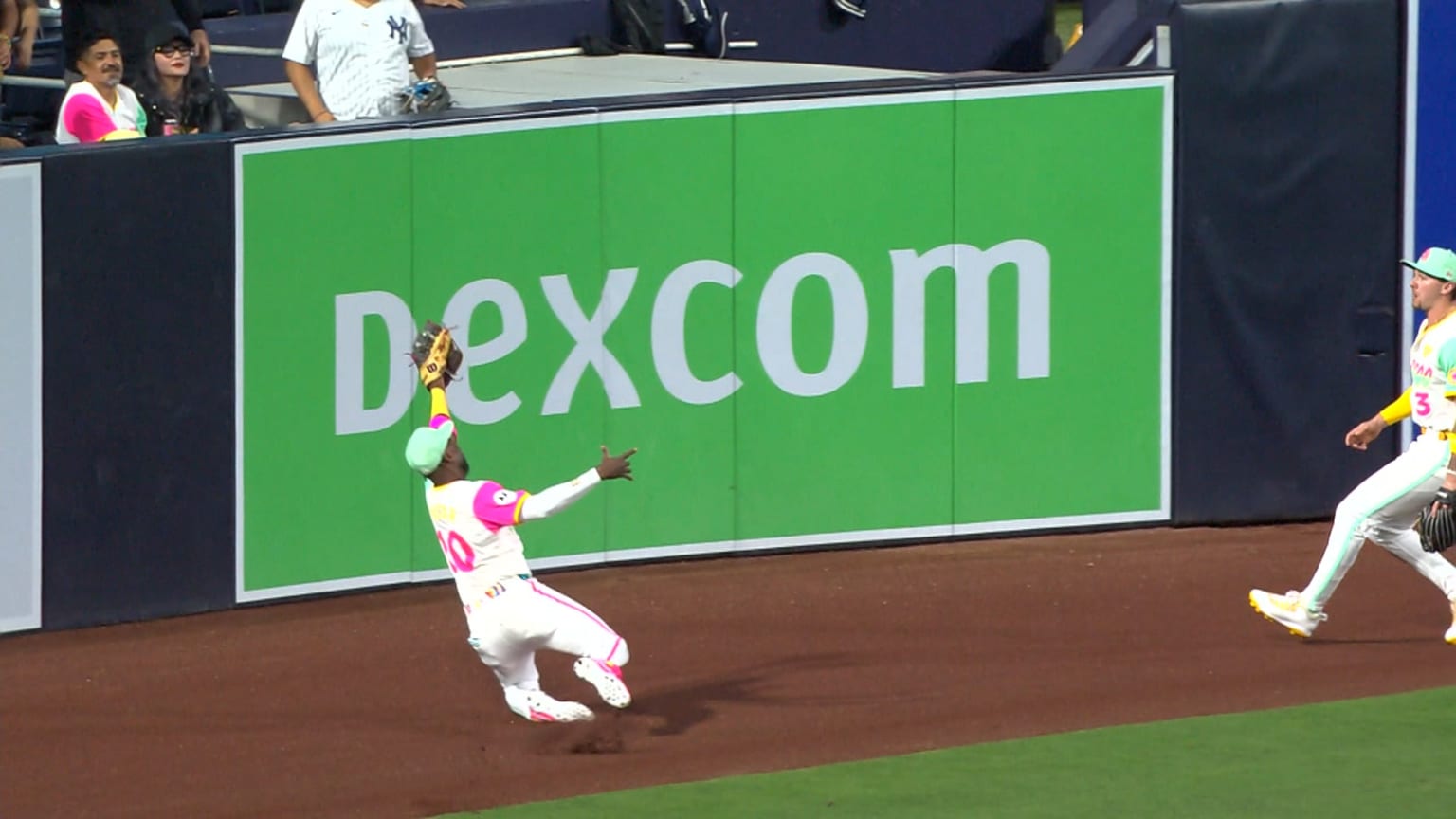 Jurickson Profar's sliding catch | 05/24/2024 | San Diego Padres