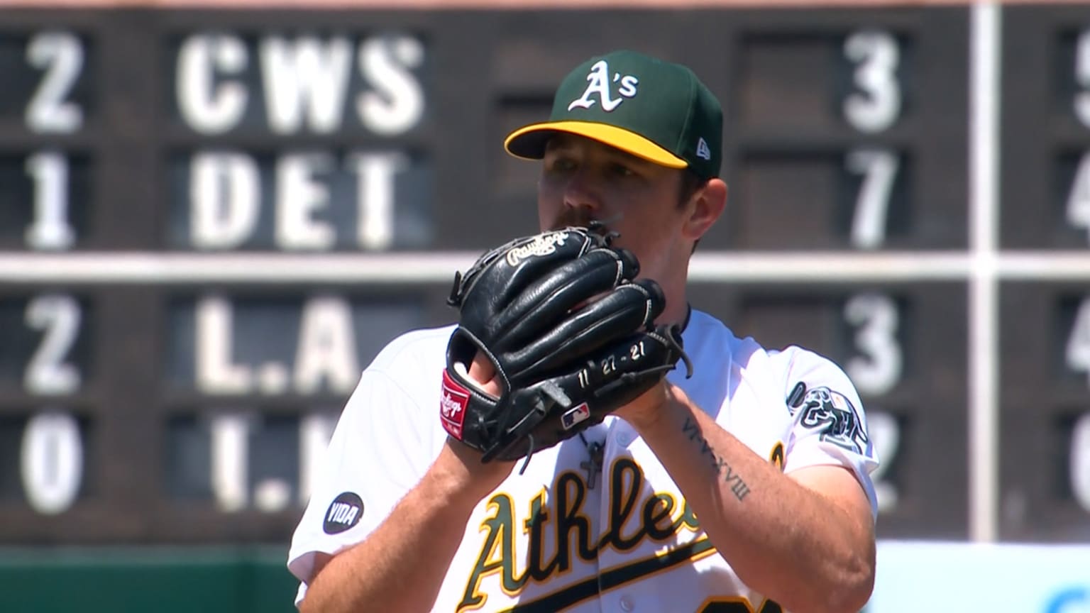 Hogan Harris strikes out five Astros batters | 05/27/2023 | Athletics