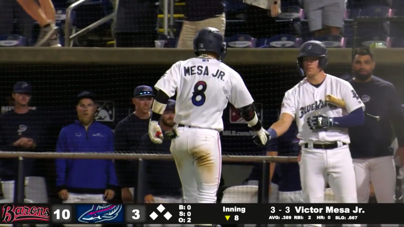 Victor Mesa Jr. hits for the cycle | 04/19/2023 | MLB.com