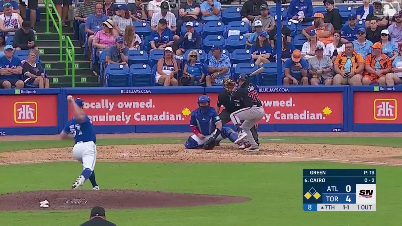 Christian Cairo's sacrifice fly | 03/16/2025 | Atlanta Braves